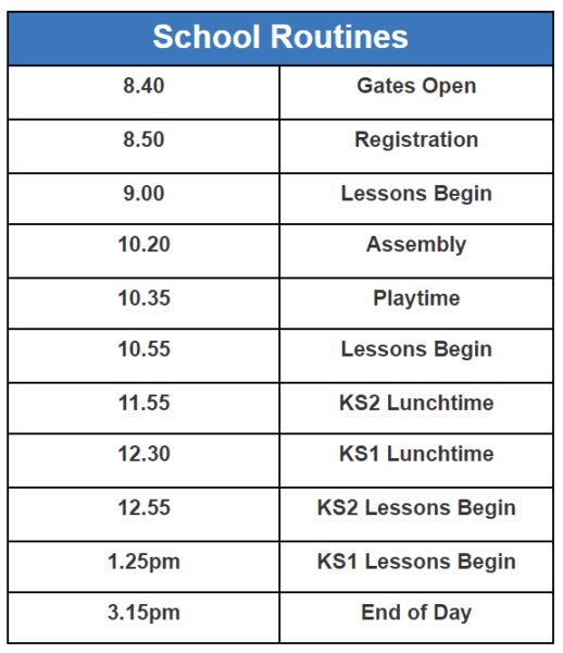 School Routines and Assemblies - Mornington Primary School